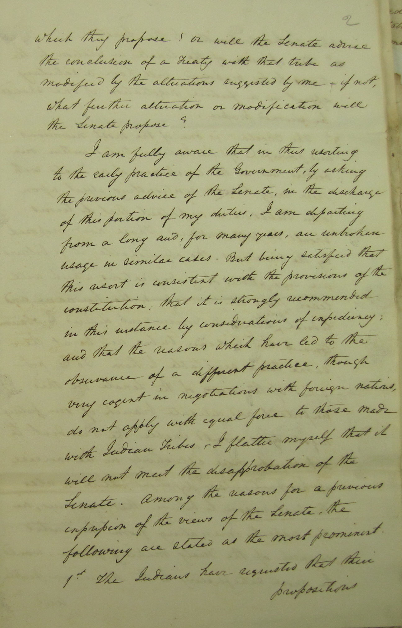 Andrew Jackson to the United States Senate, May 6, 1830 (Sent) | The ...
